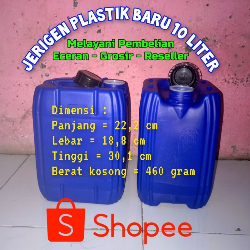 Jual Jerigen Plastik BARU 10 Liter Tebal | Shopee Indonesia