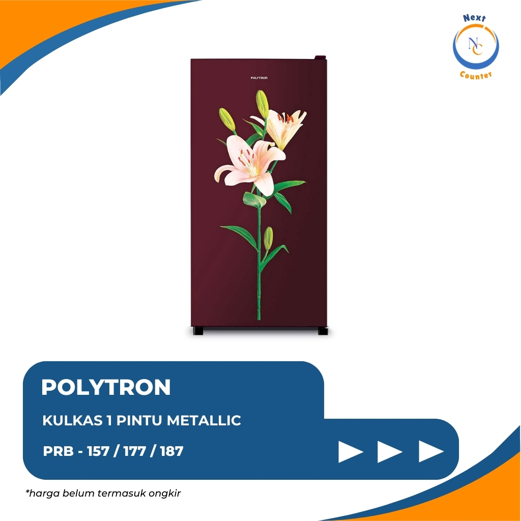 Jual KULKAS 1 PINTU POLYTRON BELLEZA PRB 157 / PRB 177 / PRB 187 ...