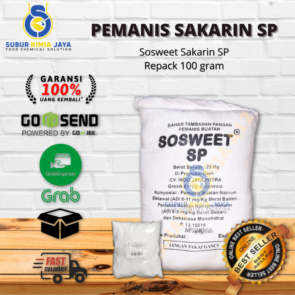 Jual Pemanis Sakarin SP 100 GR | Shopee Indonesia