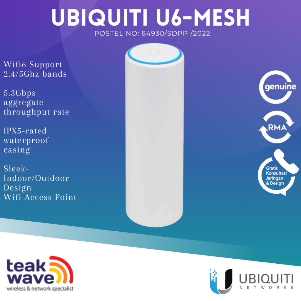 Jual Ubiquiti UniFi6 Mesh AP / U6-Mesh | Shopee Indonesia