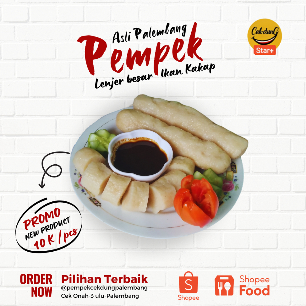 Jual Pempek Lenjer Besar Ikan Laut / Kakap - Pempek Cek Dung Palembang ...