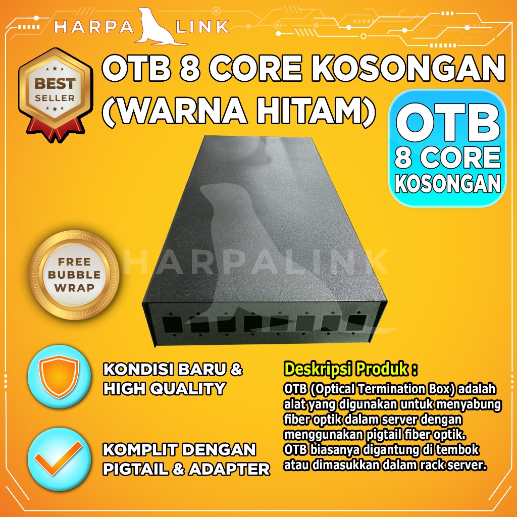Jual OTB 8 Core Kosongan / Fiber Optic Mini OTB 8 Core SC / Roset FO ...