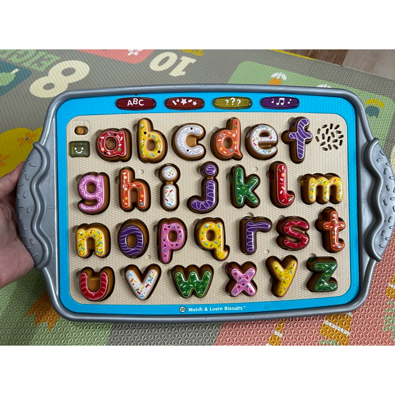Jual Leapfrog match and learn biscuit alphabet puzzle | Shopee Indonesia