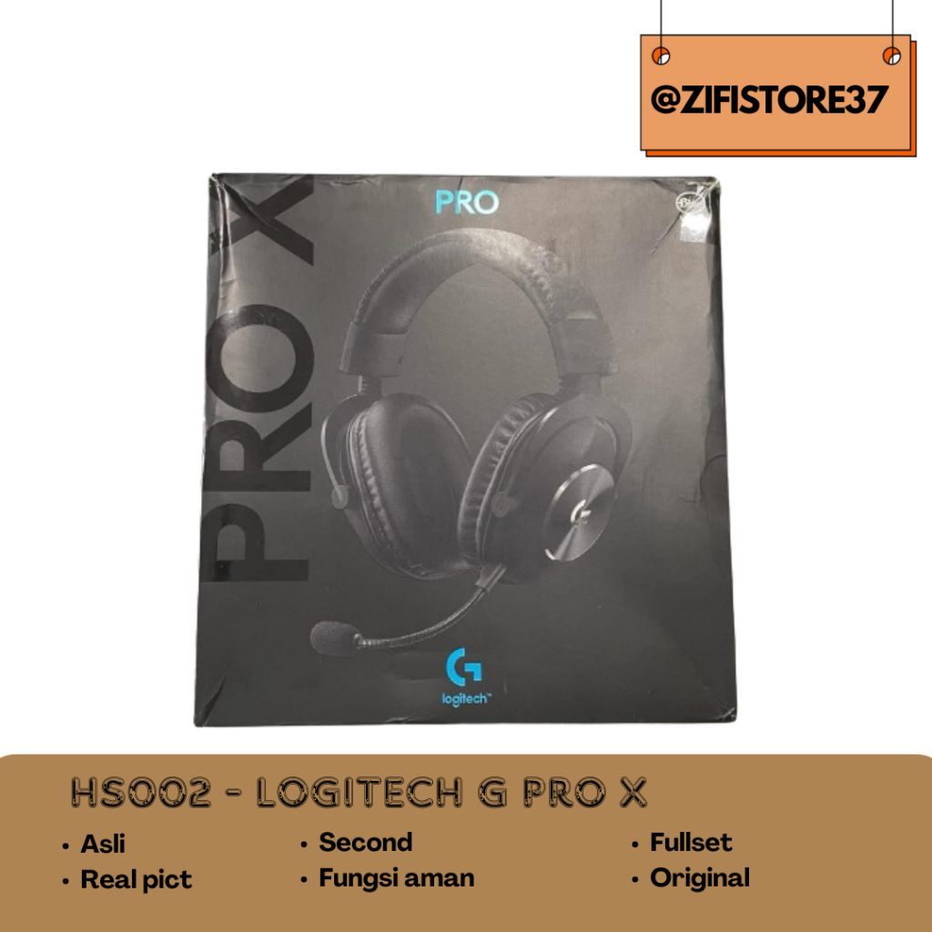 Jual Logitech G Pro X Blue Voice Headset 7.1 surround Headset Gaming ...