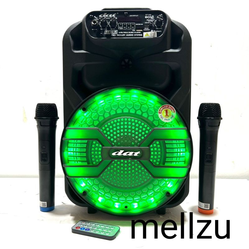 Jual Speaker Portable Wireless Dat DT-109 Original 10 inch Bluetooth ...