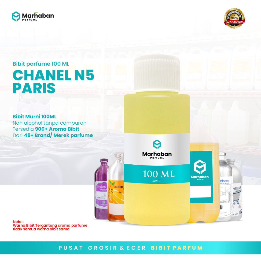 Jual Bibit Parfume Murni - CHANEL NO 5 PARIS Non Alkohol Tanpa Campuran 100ml & 300ml | Shopee ...