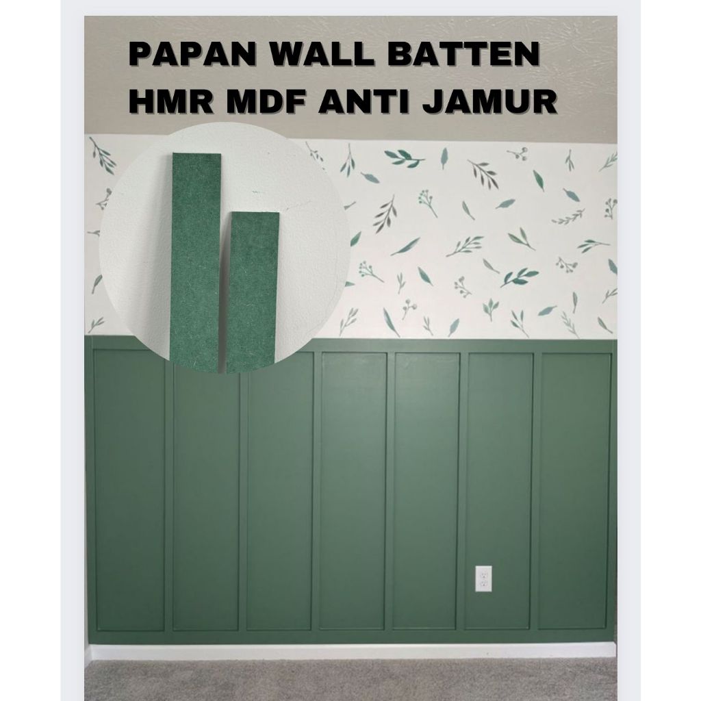 Jual HMR MDF HIJAU PREMIUM WALL BATTEN 10x100 4mm | Shopee Indonesia