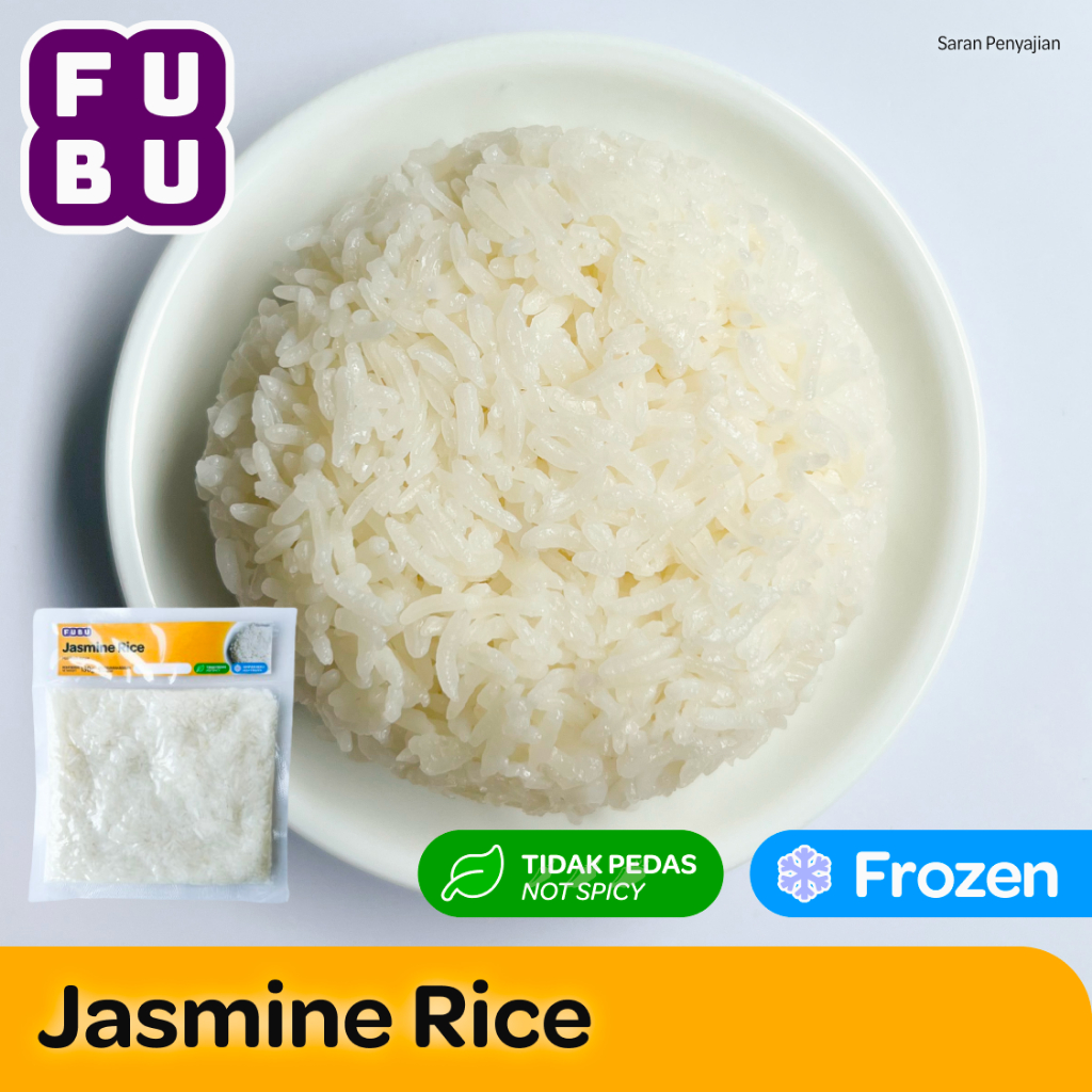 Jual FUBU Jasmine Rice - Nasi Putih Instan Siap Saji - Satu Porsi Lauk ...