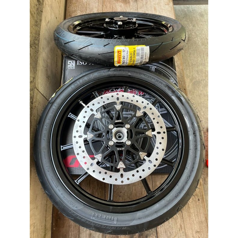 Jual Velg racing power GP wheel Ninja R ss rr ring 17 kawasaki ninja ...