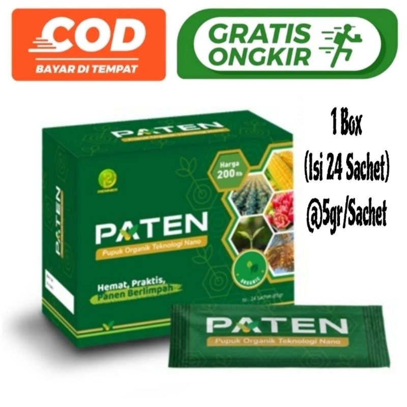 Jual PUPUK PATEN ORGANIK / PATEN HIJAU IJO (1 Box Isi 24 Sachet @5gr ...