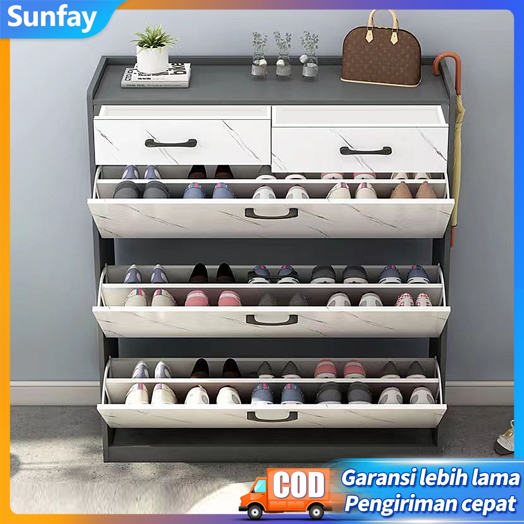 Jual Lemari Sepatu Minimalis Lemari Sepatu Tertutup Lemari Sepatu Kayu ...