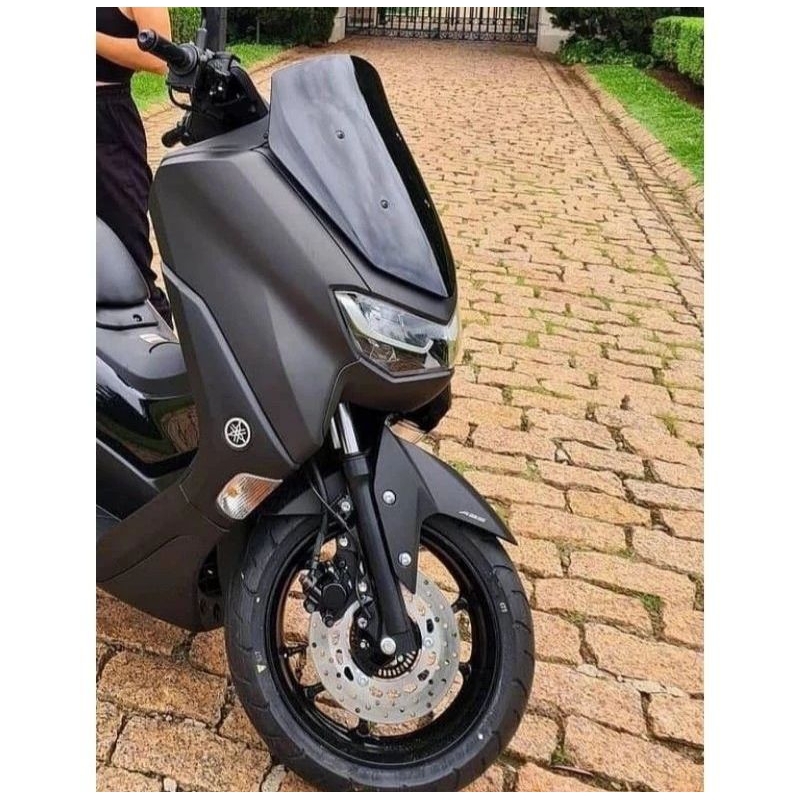 Jual Visor variasi model standar nmax new bahan full akrilik hitam ...