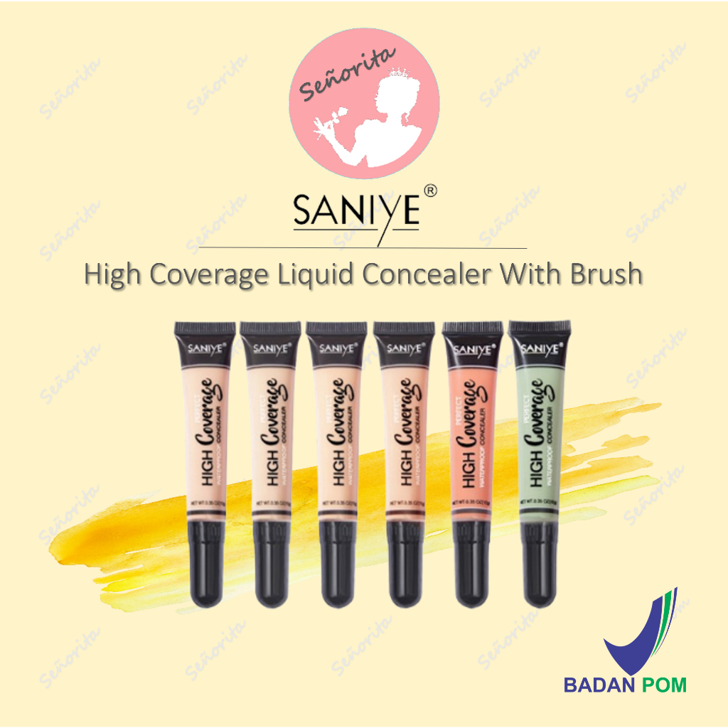 Jual SANIYE R1072-10 Concealer Waterproof Full Coverage - Color ...