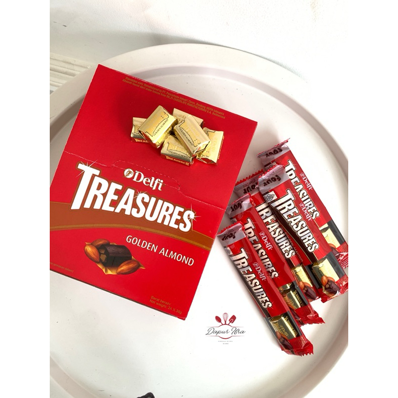 Jual COKLAT DELFI TREASURE ALMOND TREASURE COOKIES N CREAM KILOAN ...