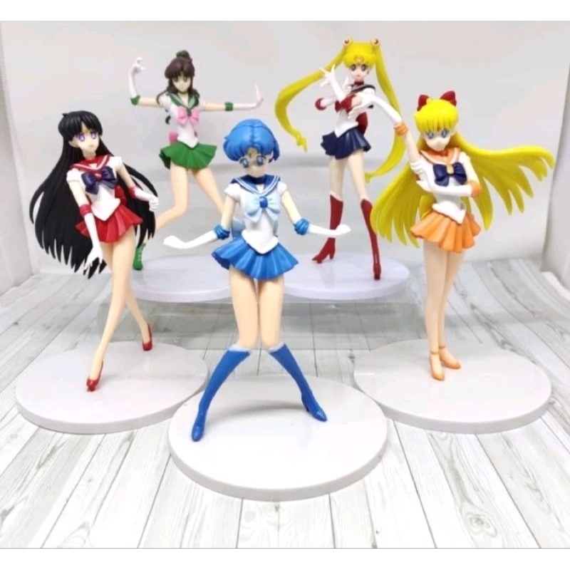 Jual FIGURE SAILOR MOON SET 5 SAILOR MARS MERCURY JUPITER VENUS ...