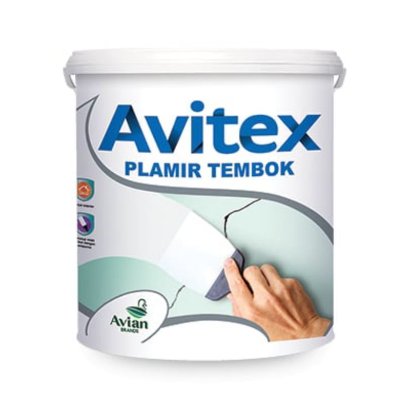 Jual Avitex Plamir Tembok/Cat Dempul/Cat Avitex 5Kg | Shopee Indonesia