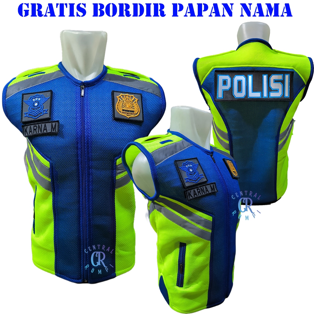 Jual Rompi Polisi Polri Rompi Polisi Lalu Lintas Rompi Polantas Bahan ...