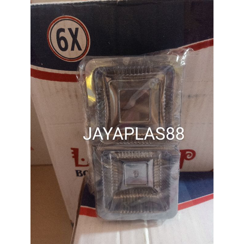 Jual Mika Plastik Bening Kue 6X isi 100pcs | Shopee Indonesia