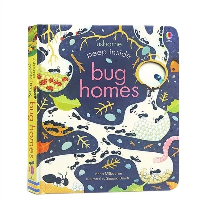 Jual Buku Peep Inside Bug Homes Buku Edukasi anak Buku cerita Boardbook Buku impor Hardbook ...