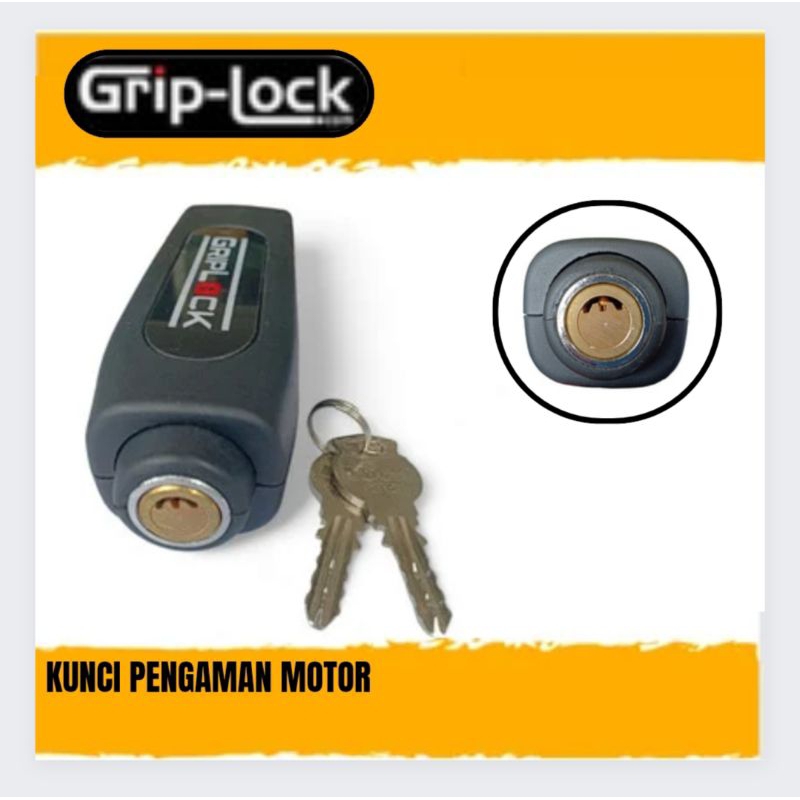 Jual Grip Lock Gembok Kunci Pengaman Sepeda Motor Kunci Safety ...