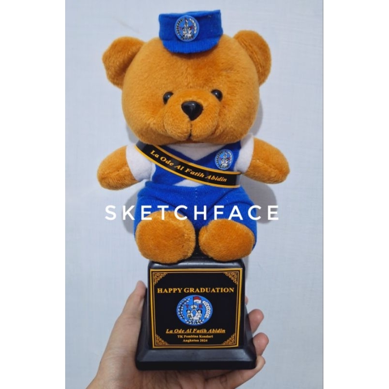 Jual PIALA BONEKA TK/PAUD | Seragam Tk dan paud (Free Selempang dan ...