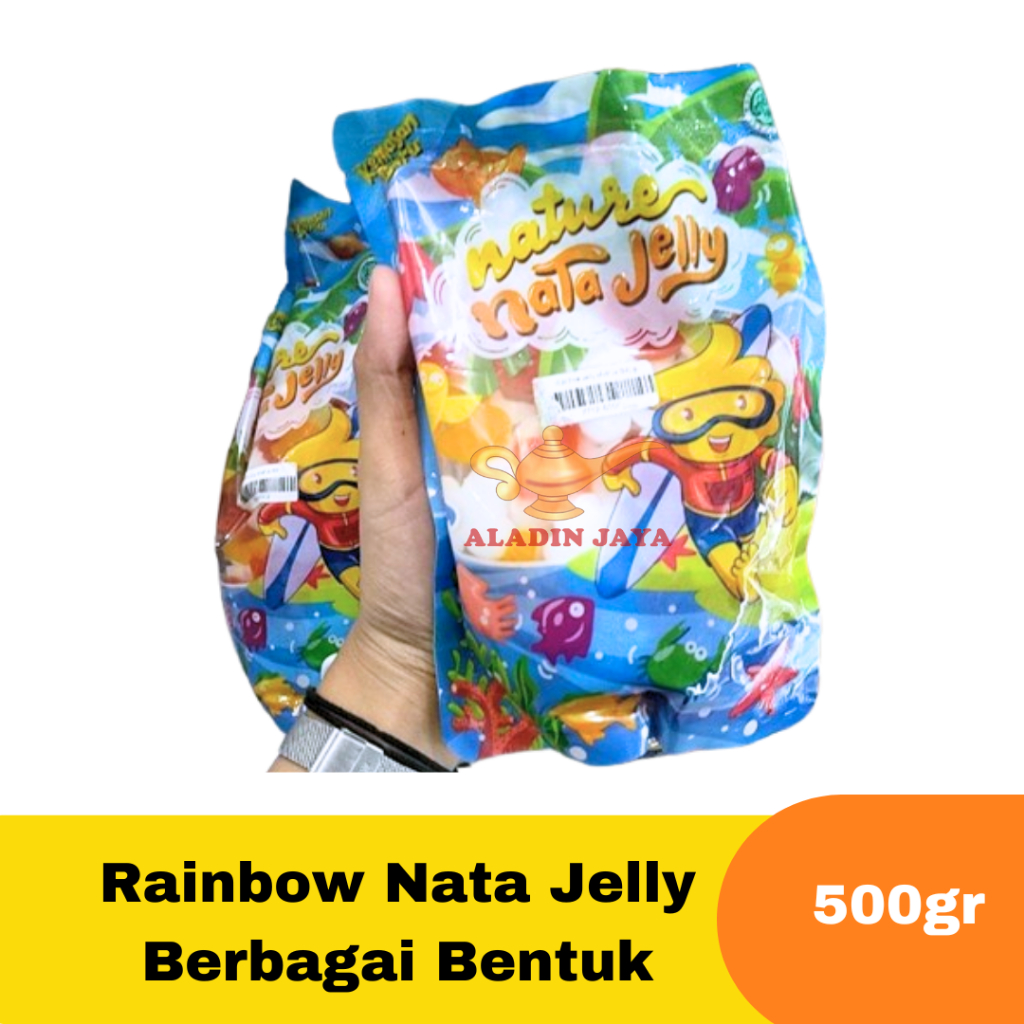 Jual Rainbow Nata Jelly 500gr Berbagai Bentuk | Shopee Indonesia