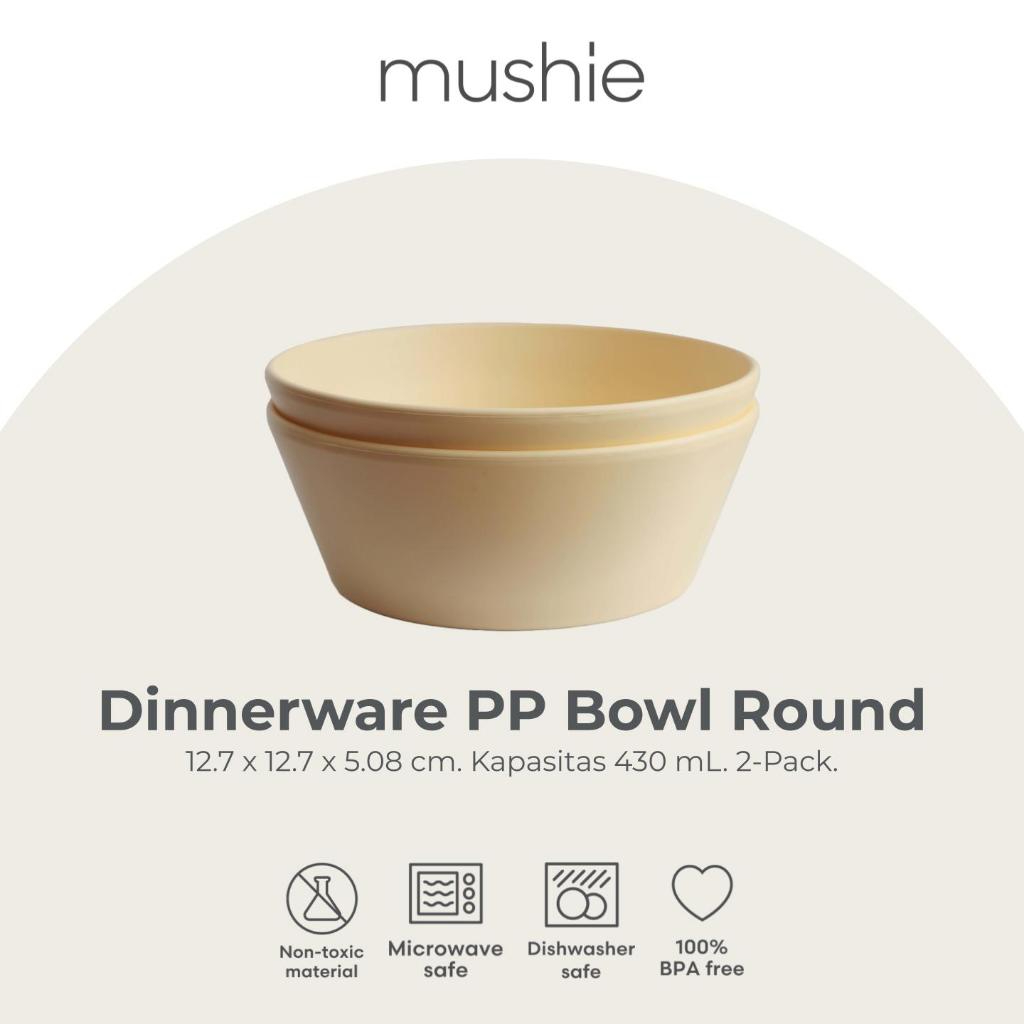Jual Mushie Mangkok Anak Dinner Bowl PP Round 2-Pack | Shopee Indonesia