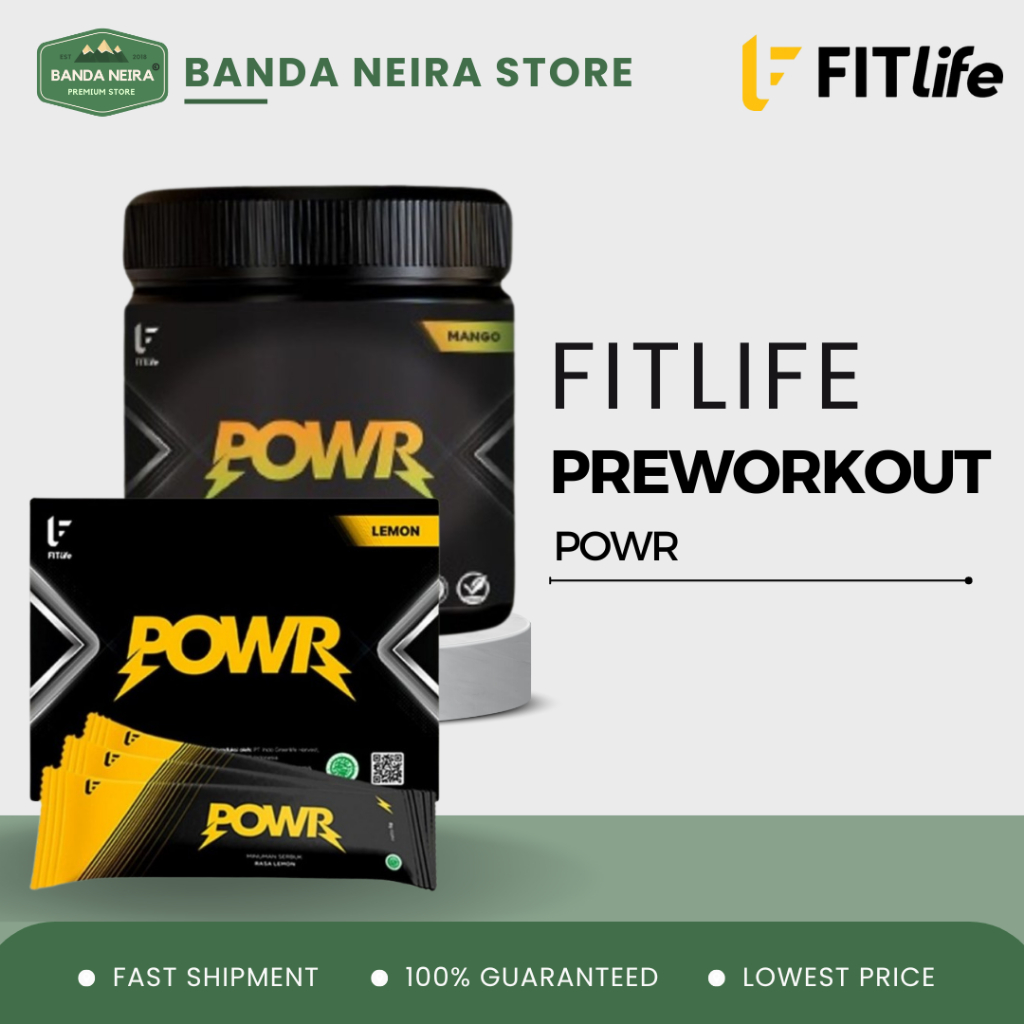 Jual FITLIFE / FIT LIFE POWR POWER Pre Workout PWO | 15 - 35 SAJIAN ...