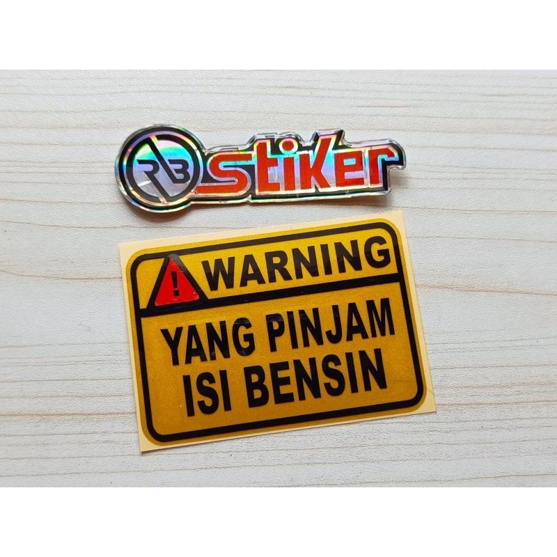 Jual Sticker yang pinjam isi bensin stiker motor cutting | Shopee Indonesia
