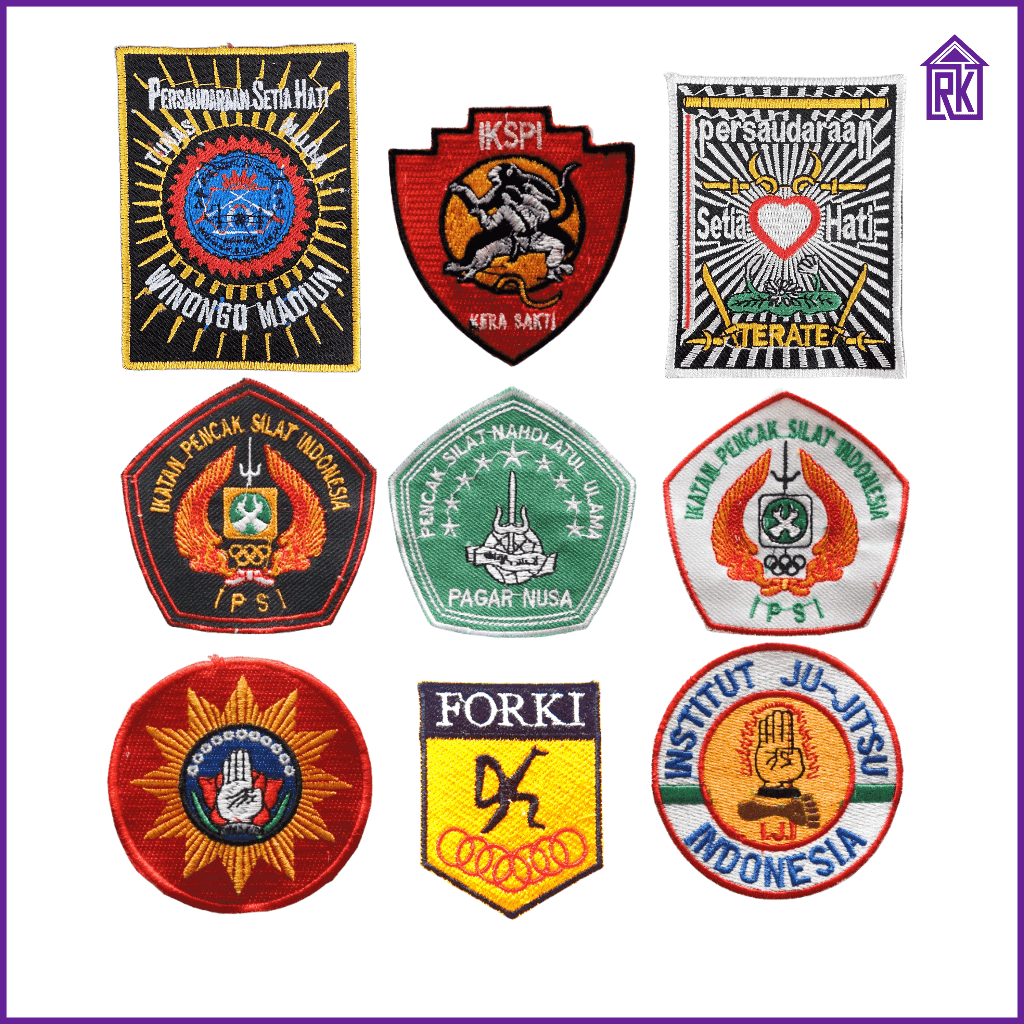 Jual Bed Bordir Beladiri/Silat/Badge IPSI/Badge PSHT/Badge Pagar Nusa ...