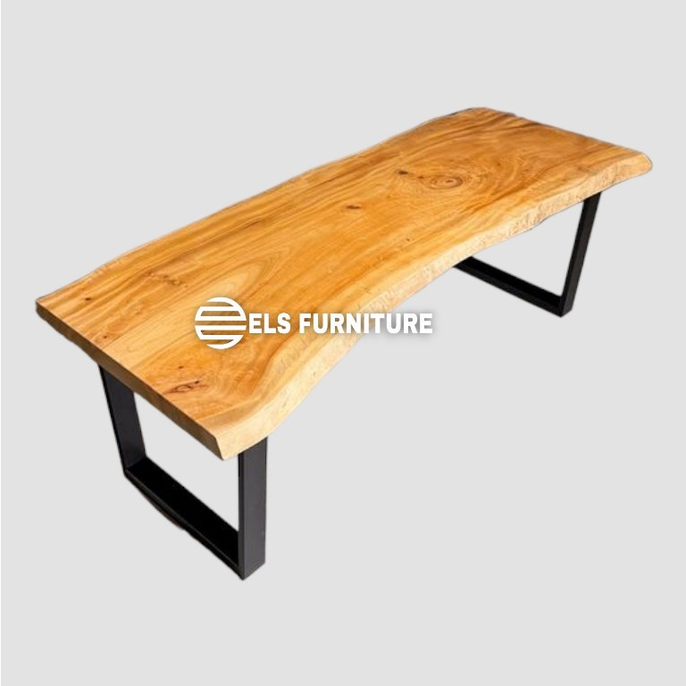 Jual Meja Tamu Kayu Solid Trembesi 250 cm | Shopee Indonesia