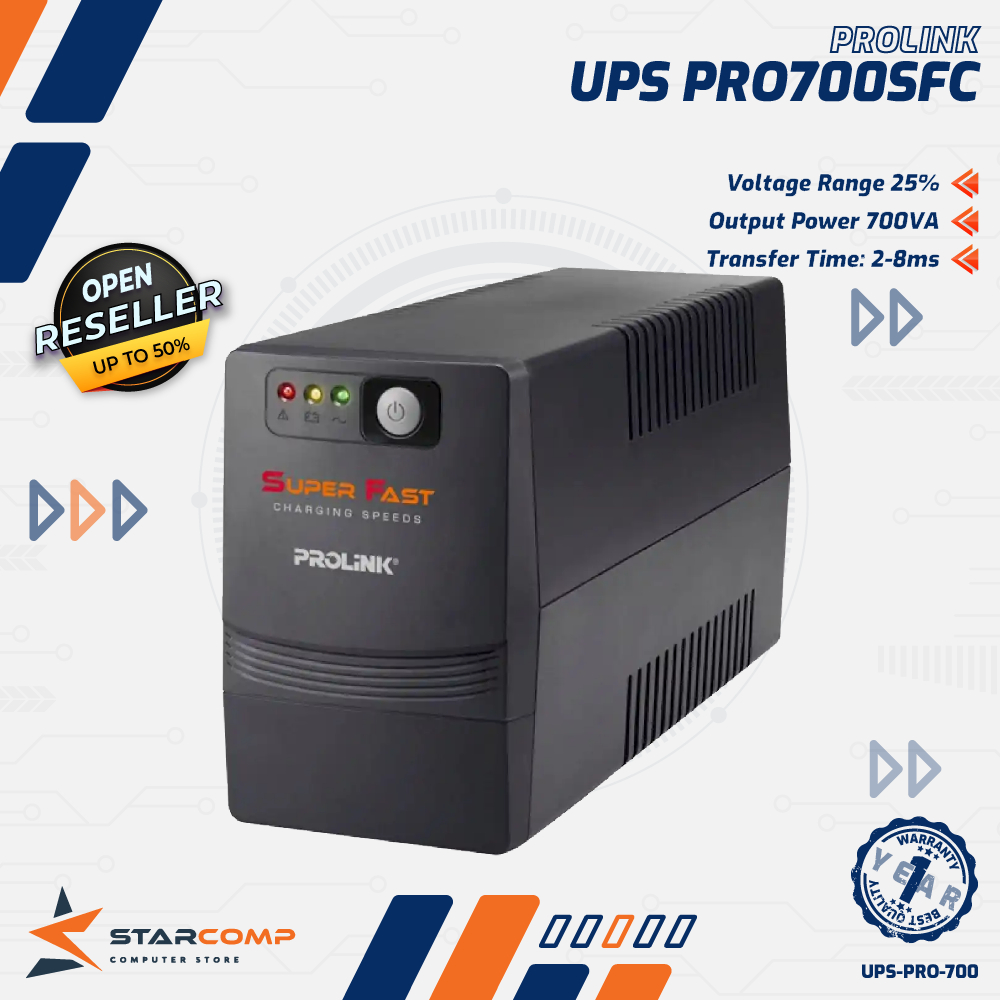 Jual UPS PROLINK PRO700SFC 700VA | Shopee Indonesia