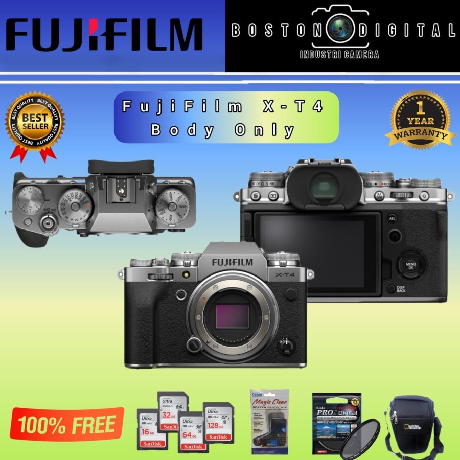 Jual FUJIFILM XT4 BODY ONLY / FUJIFILM X-T4 BODY ONLY | Shopee Indonesia