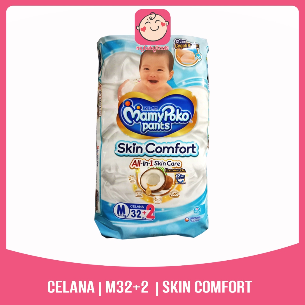 Jual MAMYPOKO PANTS SKIN COMFORT S 38 M 32+2 L 28 XL 24 XXL 22 POPOK CELANA S38 M32+2 L28 XL24 ...