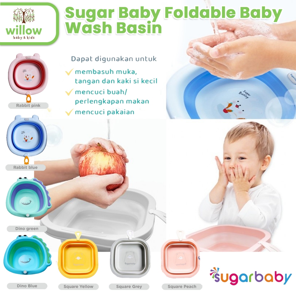Jual Sugar Baby Foldable Baby Wash Basin | Shopee Indonesia