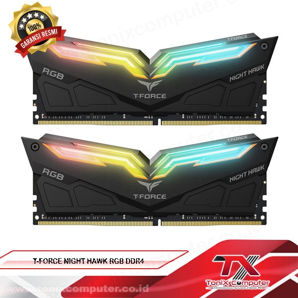 Jual Team T-Force NightHawk DDR4 3200MHz 2x8GB RAM RGB | Shopee Indonesia