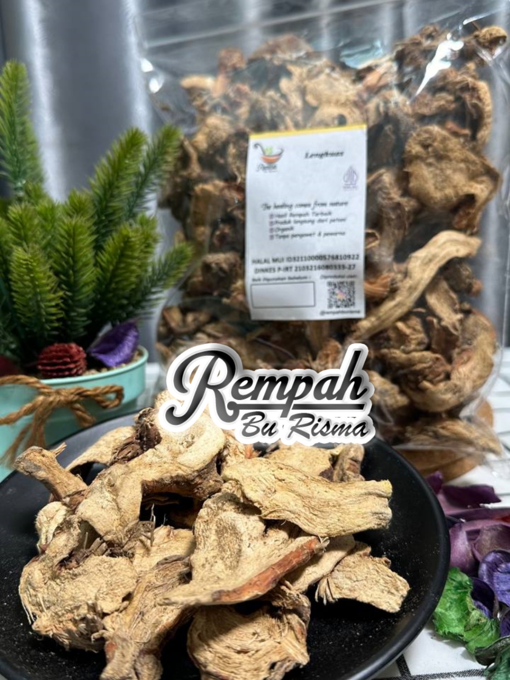 Jual Lengkuas / Laos Kering Iris 1 Kg - Rempah Bu Risma | Shopee Indonesia