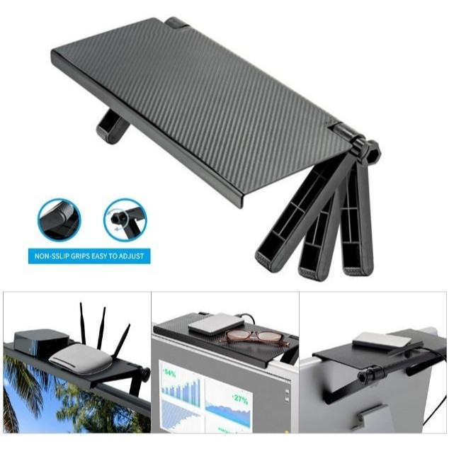 Jual Rak Gantung Remot Tatakan Router Wifi Set Top Box Atas Monitor ...