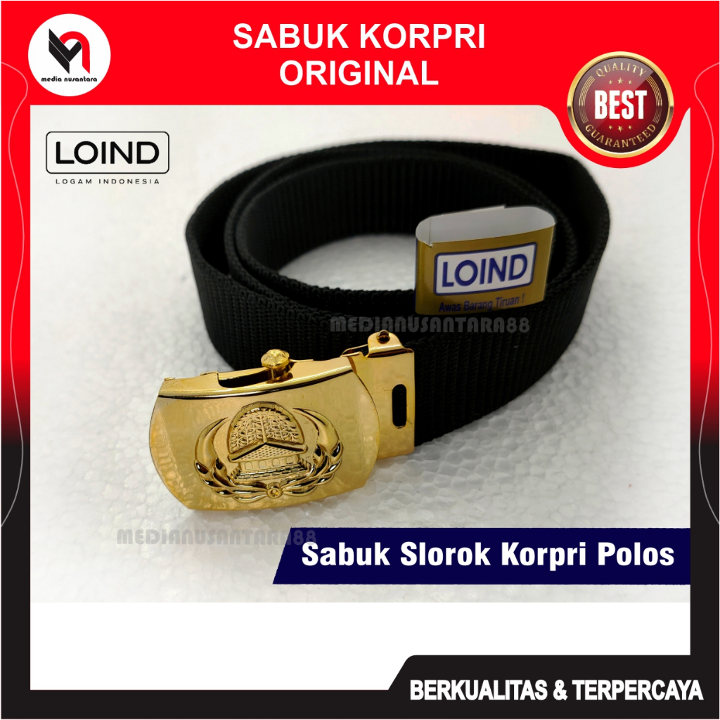 Jual Sabuk Korpri LOIND Original Ikat Pinggang PNS ASN Original | Shopee Indonesia