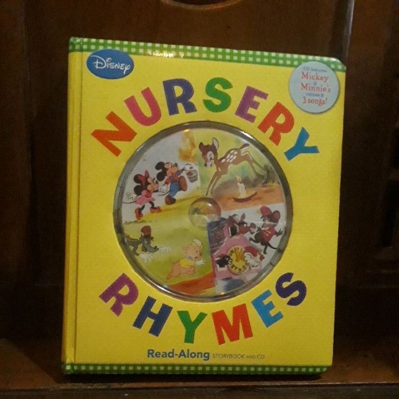 Jual DISNEY NURSERY RHYMES READ ALONG STORY BOOK AND CD | Shopee Indonesia
