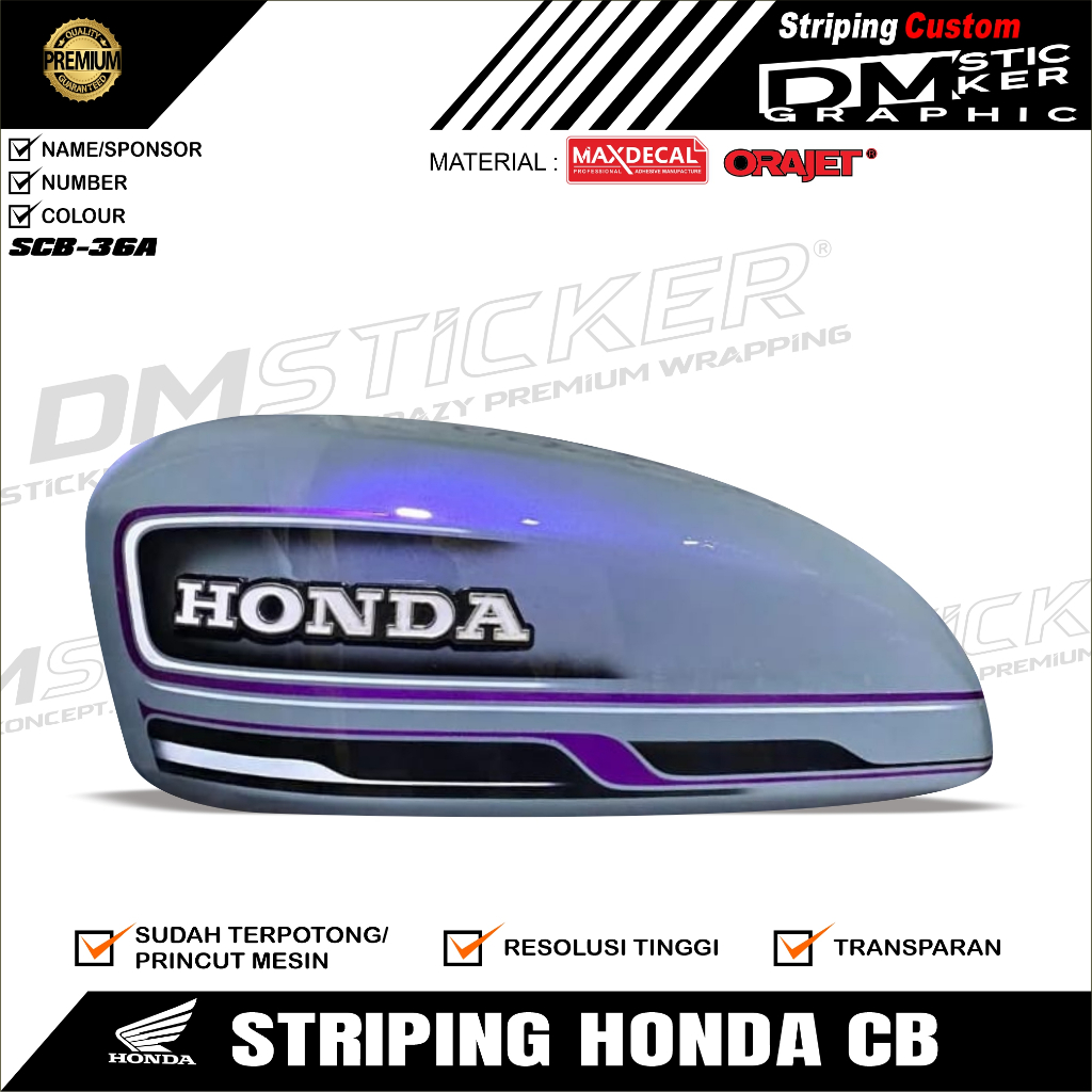 Jual STRIPING CB100 STICKER CB100 HOLOGRAM MURAH KODE SCB-36 | Shopee ...