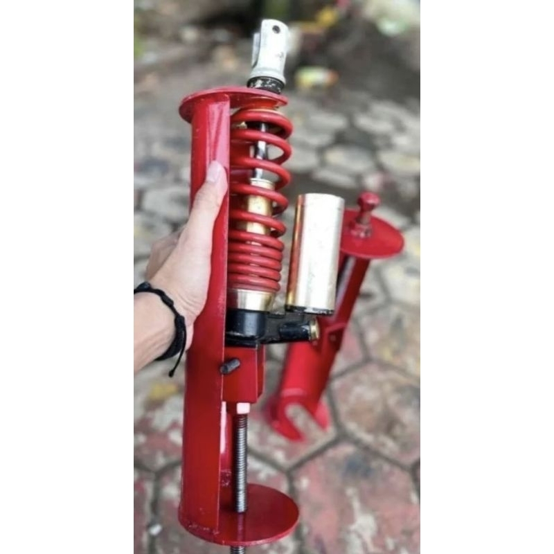 Jual Treker sokbreker Motor belakang universal model pipa/siku | Shopee ...