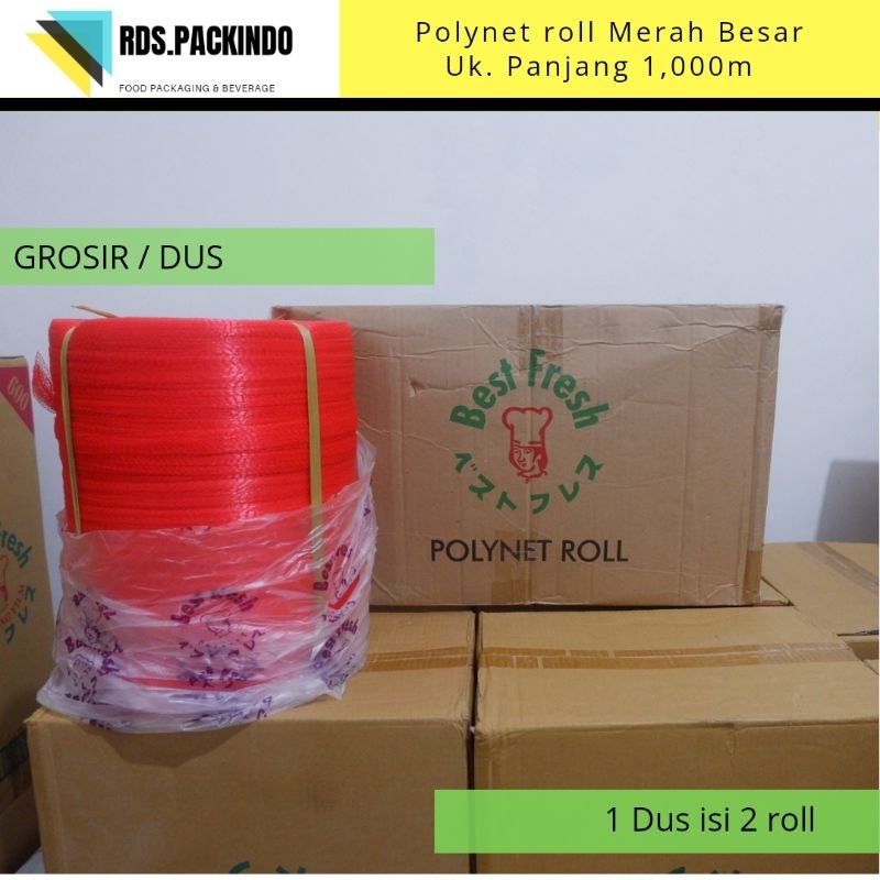 Jual Polynet Jaring Buah BEST FRESH 1000m (Merah) // GROSIR | Shopee ...