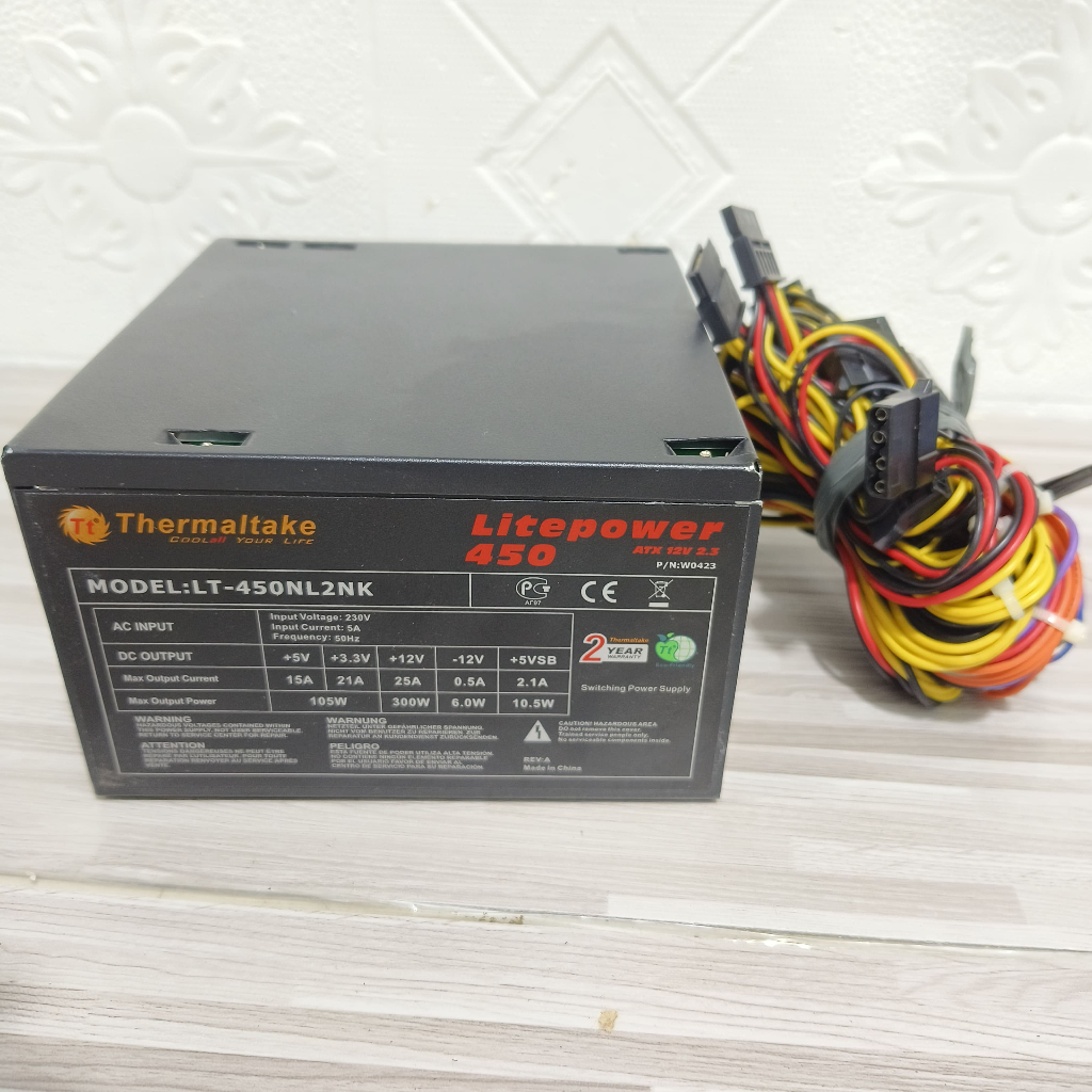 Jual PSU GAMING THERMALTAKE 450W PURE | Shopee Indonesia