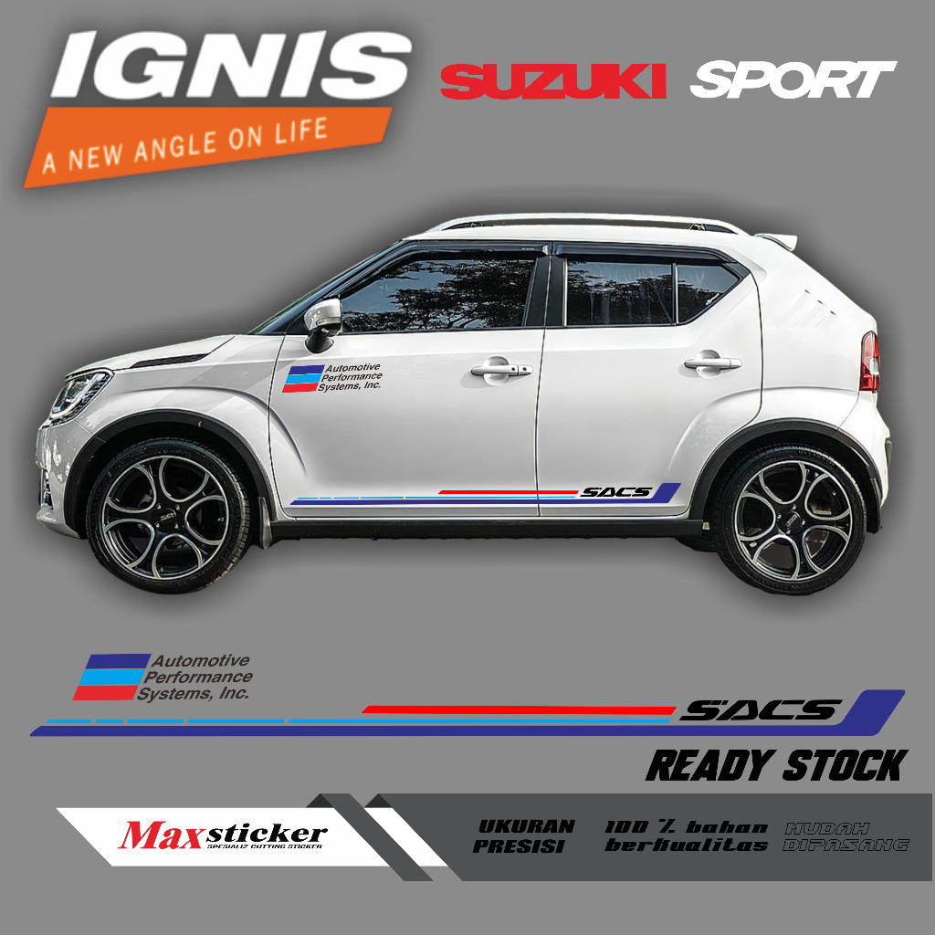 Jual sticker list body samping suzuki ignis japan style terbaru ...