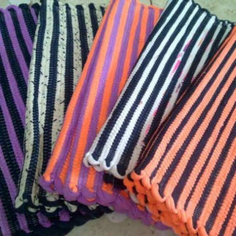 Jual Keset Anyaman Tenun Rajut | Keset Dapur | Keset Kamar Mandi ...