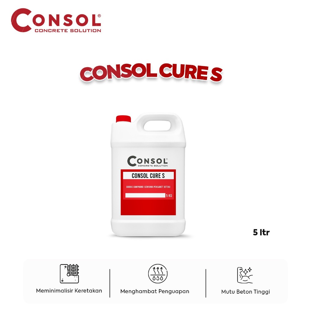 Jual Consol - Consol Cure S Curing Compound Melindungi Beton Dari ...