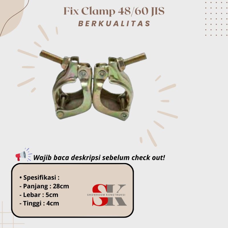 Jual Fix Clamp JIS | Shopee Indonesia