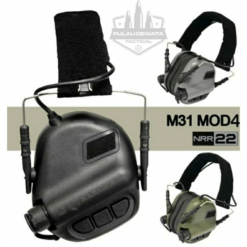 Jual EARMOR M31 Tactical Electronic Ear Hearing Protection IPSC ORI ...