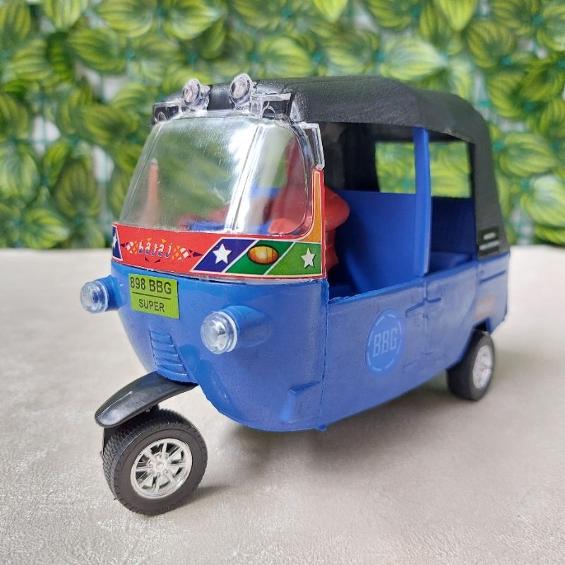 Jual Mainan Anak Bajaj BBG Friction Bajai Roda 3 Manual | Shopee Indonesia